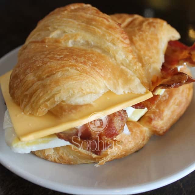 Bacon Egg & Cheese Crossiant Sandwich | Sophia's Kitchen